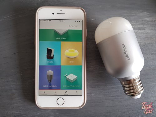 There's an RGB party in my studio courtesy of this LED smart light bulb ...
